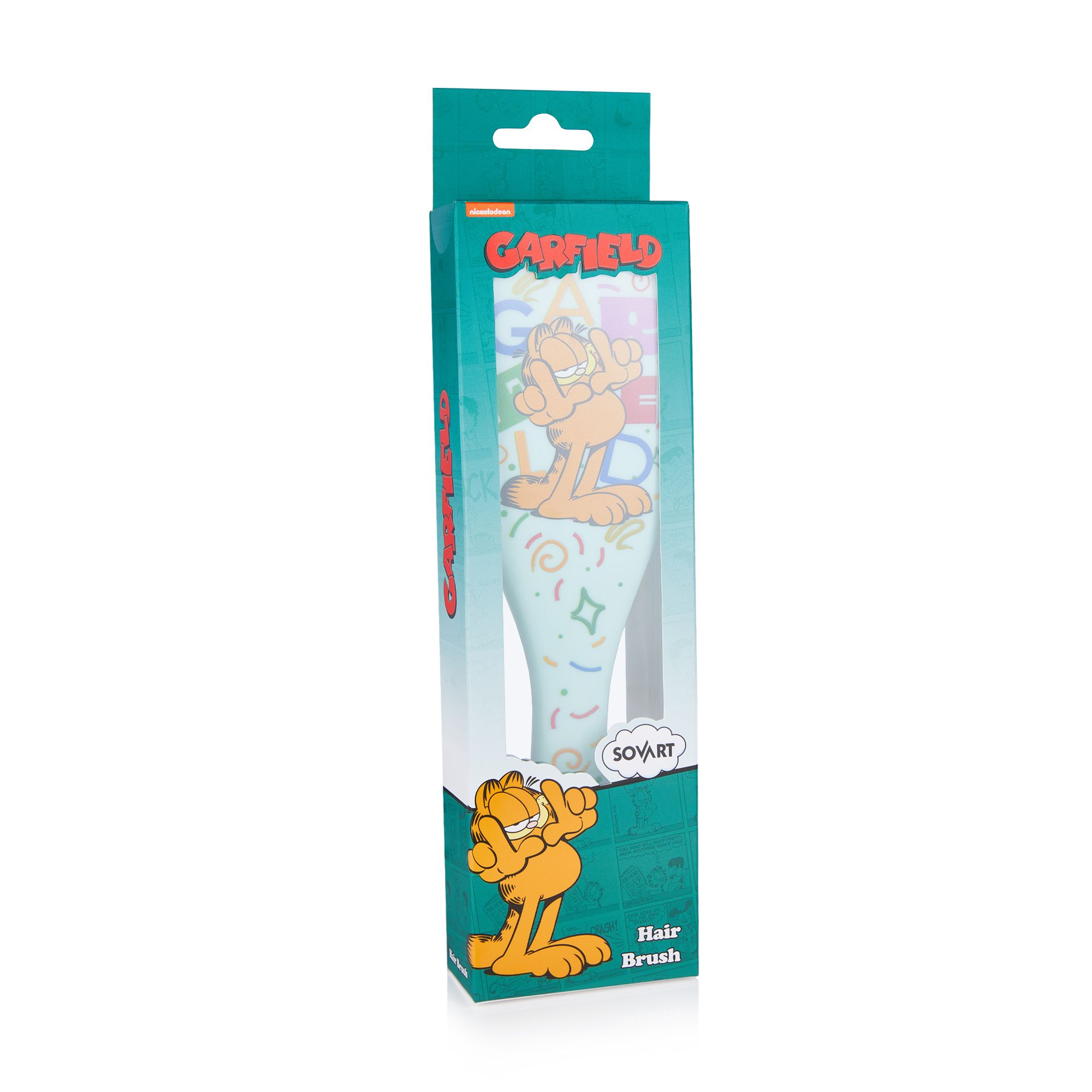 Массажная щетка для волос Sovart Гарфилд, непродуваемая, светло-зеленая, 1 шт - купить на EVA.UA ...