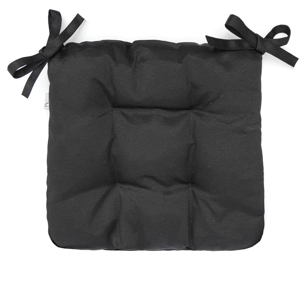 Подушка для стільця та крісла 55х55х8 см чорний (1002392) — купити на ...