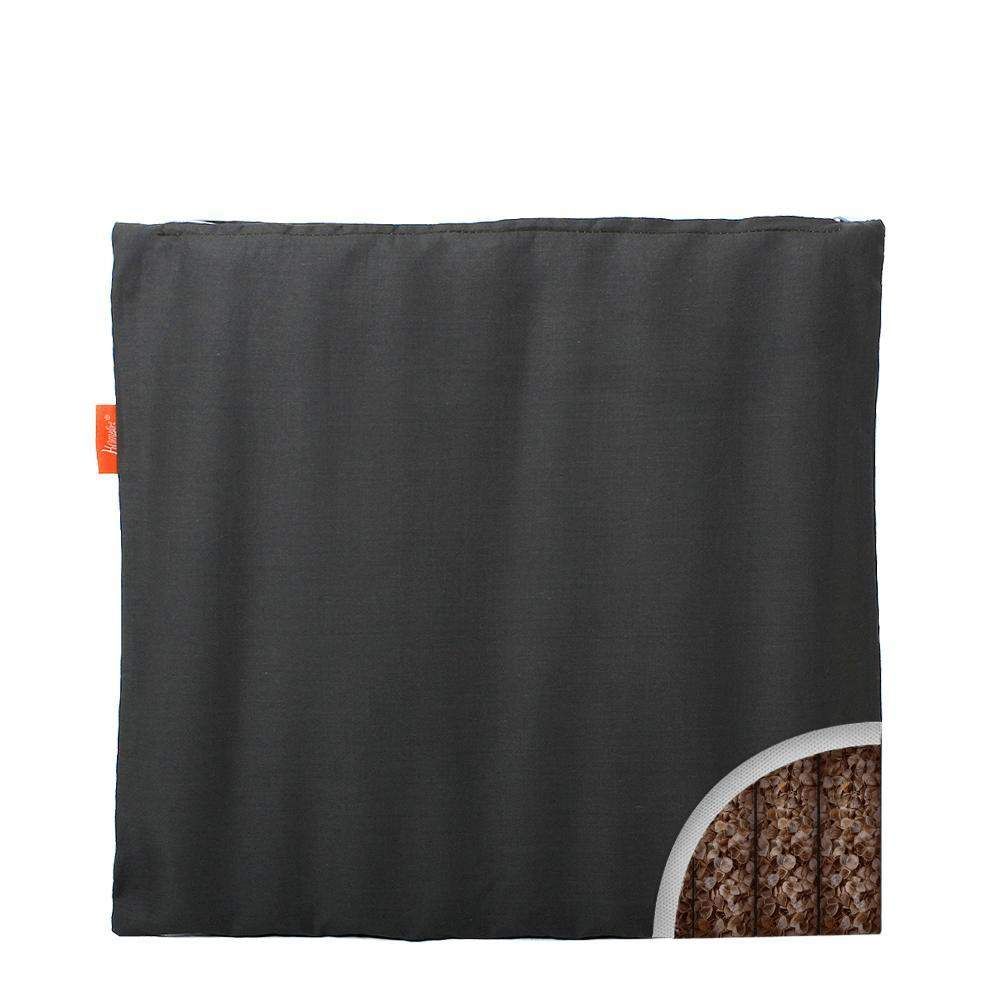 Подушка на стілець з гречаним лушпинням Homefort Універсальна Сірий 40х50 см 2305463904