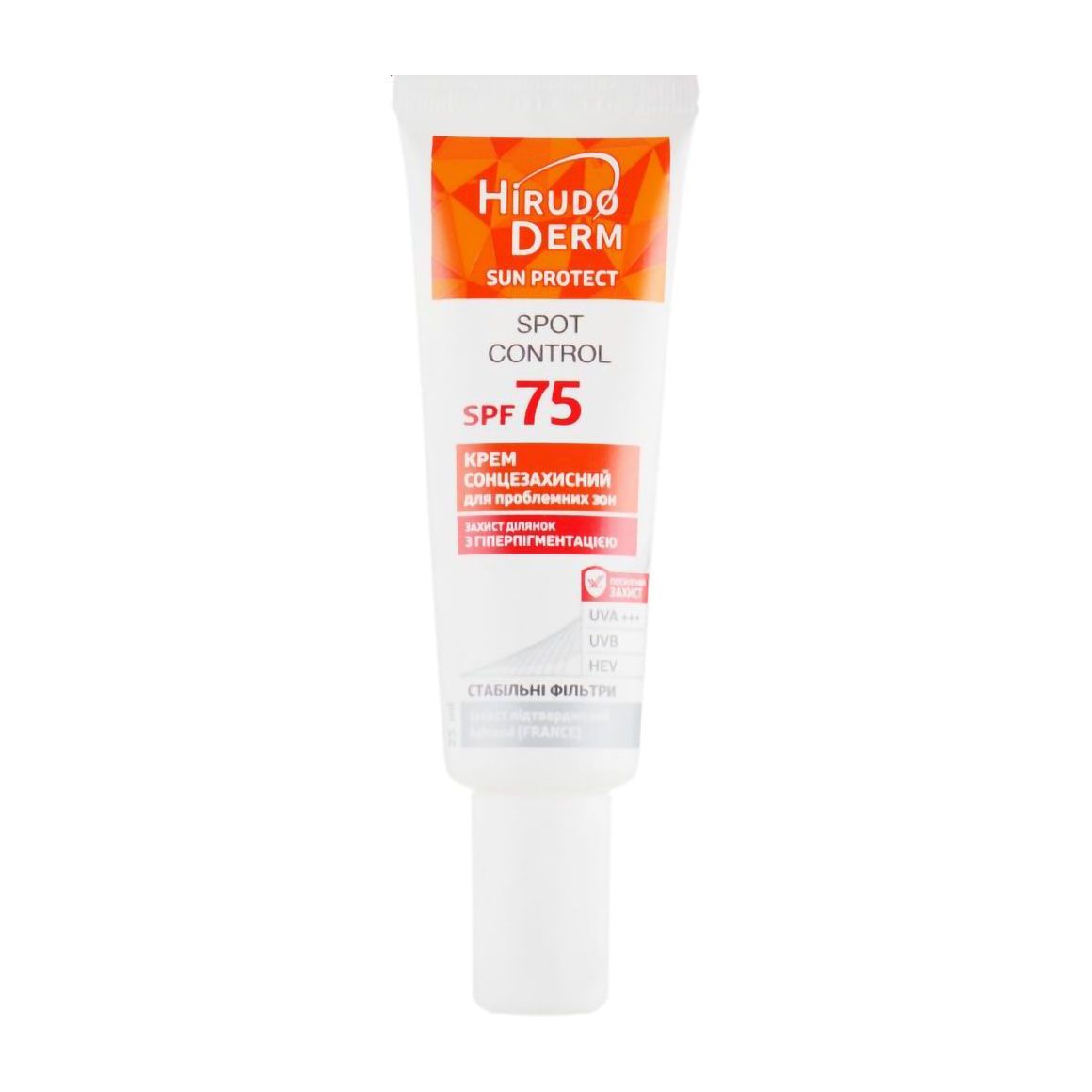 Сонцезахисний крем для обличчя Hirudo Derm Sun Protect Spot Control SPF ...