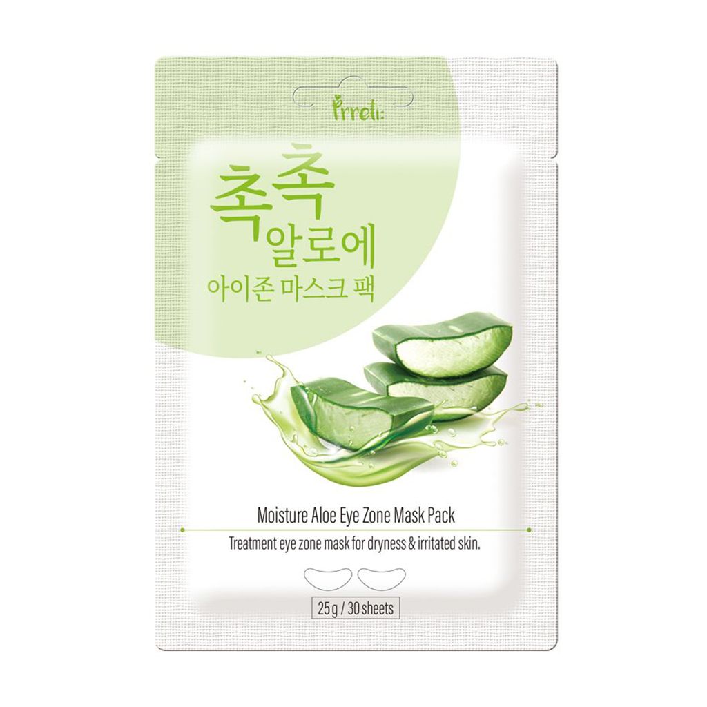 Тканинні патчі для шкіри навколо очей Prreti Moisture Aloe Eye Zone ...