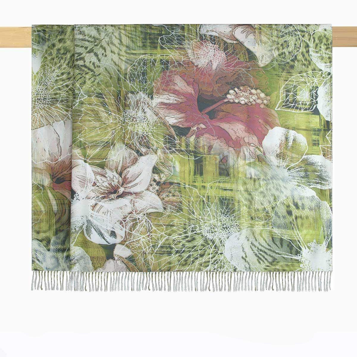 Плед друкований Arya Tropic 200х220 см Зелений (AR-TR1006582) (1008068 ...