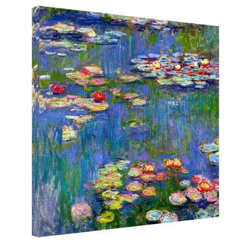 Картина на холсте Водяные лилии, Клод Моне 50x50 см (H5050_ISK003 ...