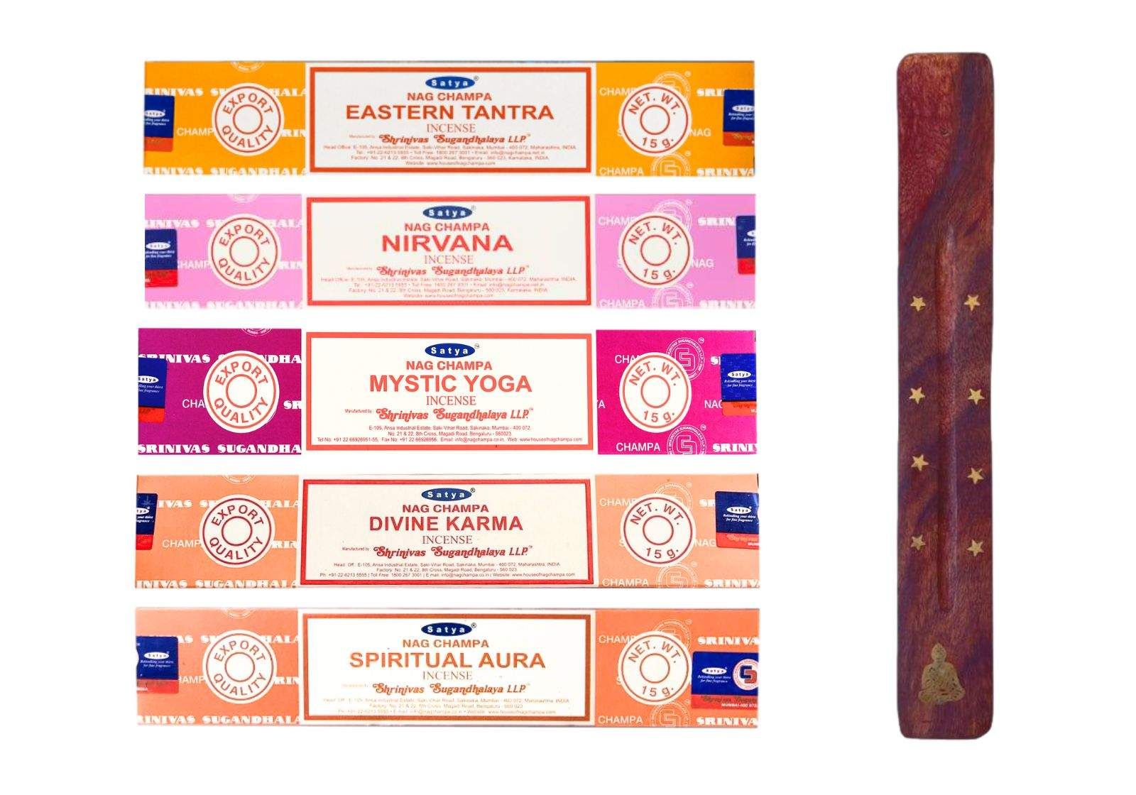 Аромапалочки набір Indian Spirit Satya 5 шт (1011018) — купити на EVA ...