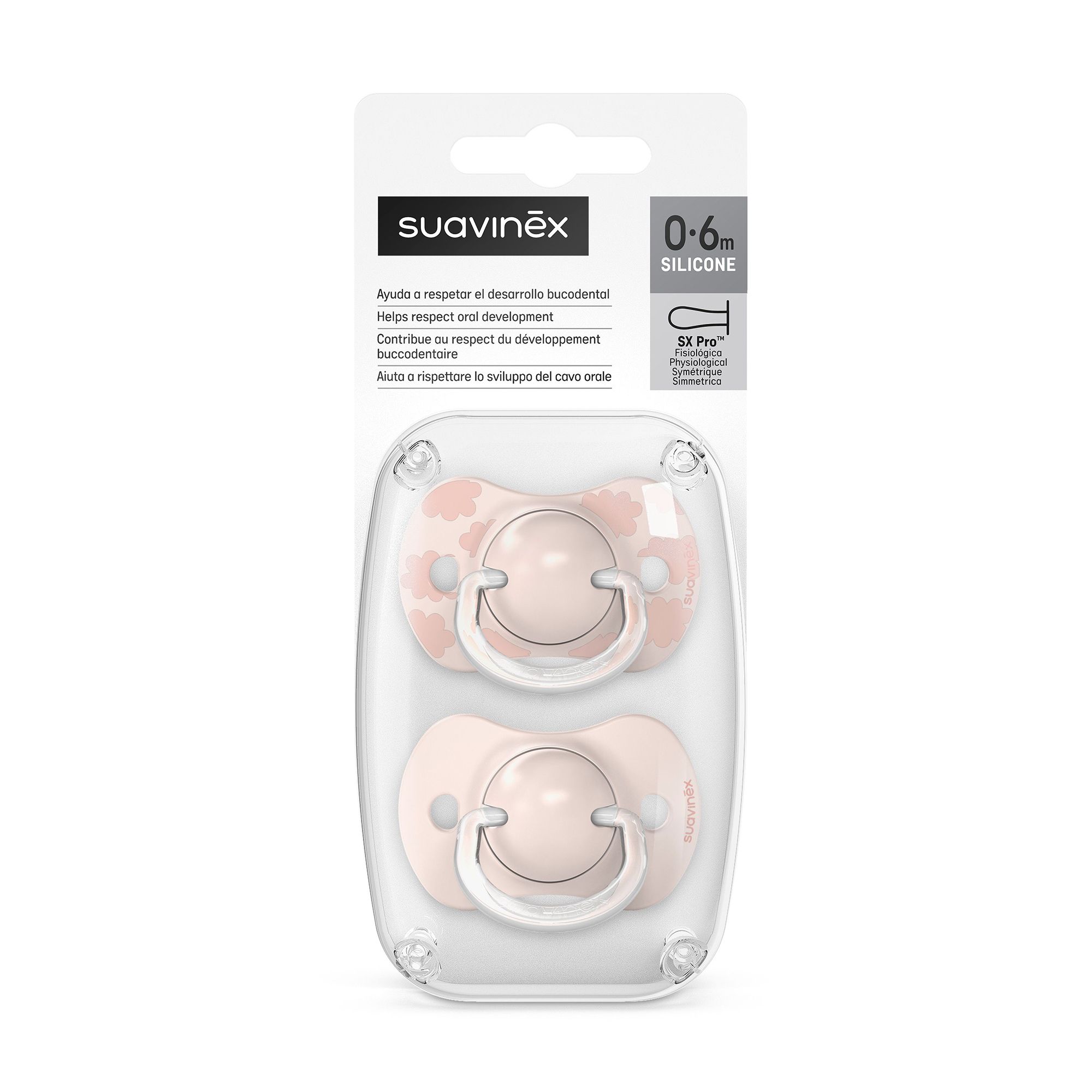 Пустушка фізіологічна Suavinex Dreams рожева, від народження до 6 ...