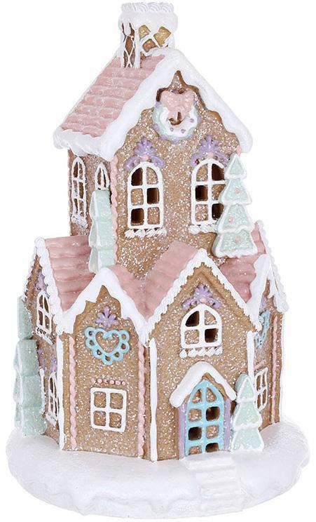 Декоративна фігура Пряниковий Будиночок 32 см з LED-підсвіткою BonaDi (1015737) — купити на EVA ...