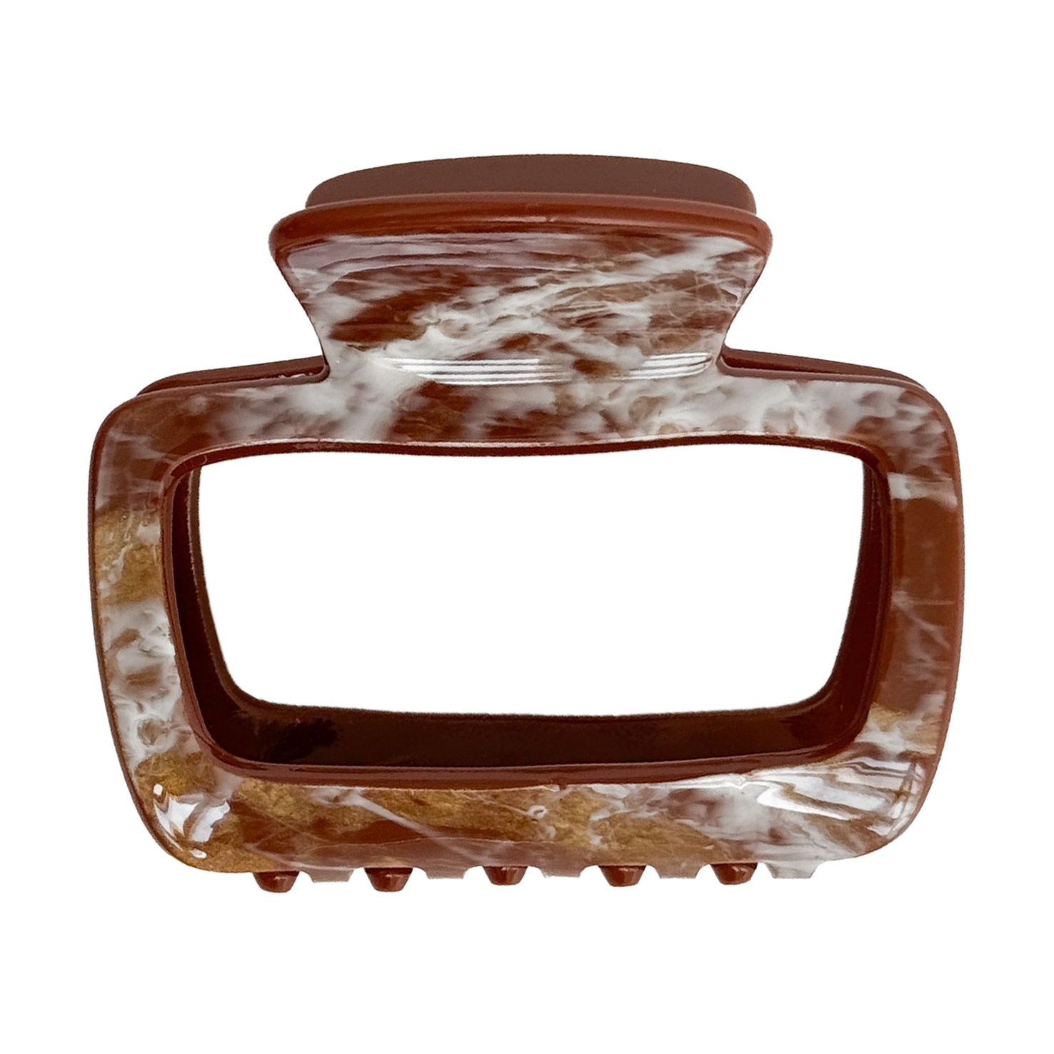 Заколка для волос Miso Краб, коричнево-белые разводы, 6 см, 1 шт (N021/19) - купить на EVA.UA ...