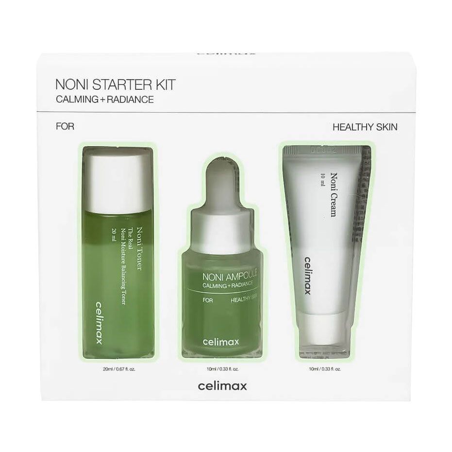 Набор миниатюр для лица Celimax The Real Noni Starter Kit (крем, 10 мл ...