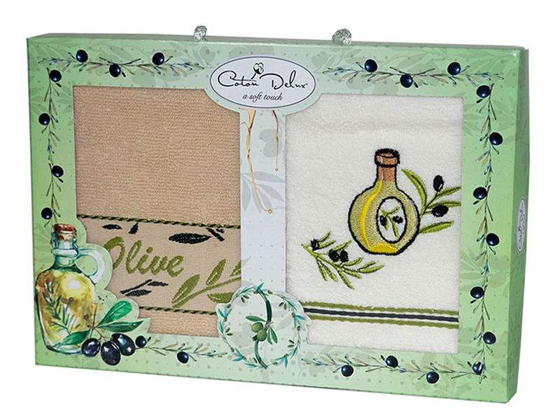 Набор полотенец кухонных Gursan 40x60 (2 шт) Оливка-02 (1019512 ...