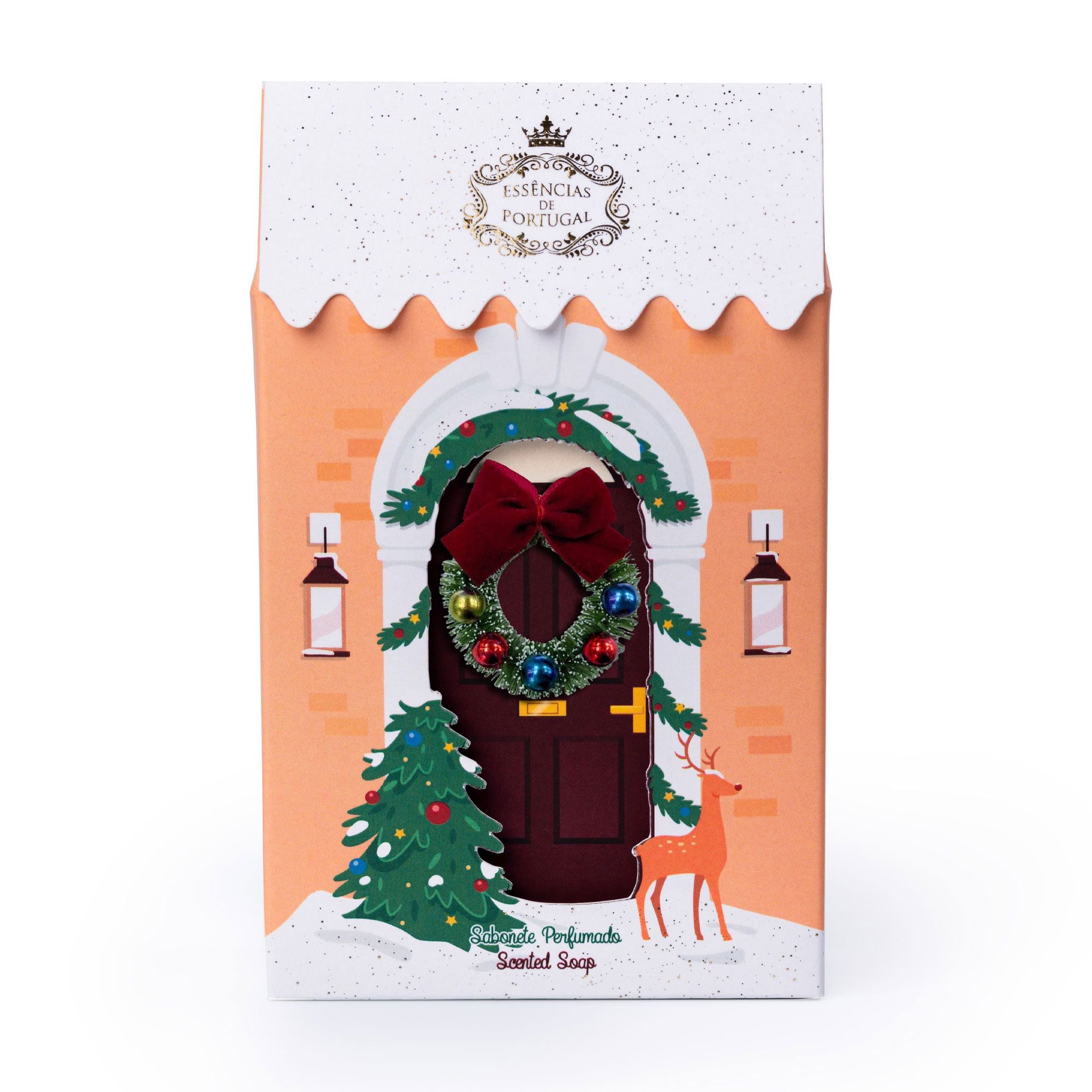 Мыло твердое Essencias De Portugal The Red Christmas Door Пряничное ...