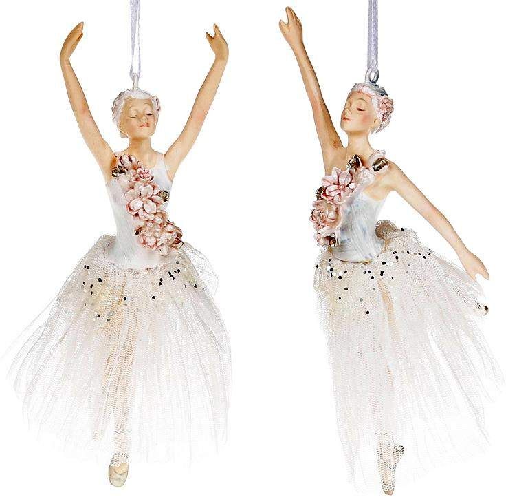 Ялинкові іграшки набір BonaDi Ballerinas 18 см Різнокольоровий 4 шт DP232182 (1023030) — купити ...