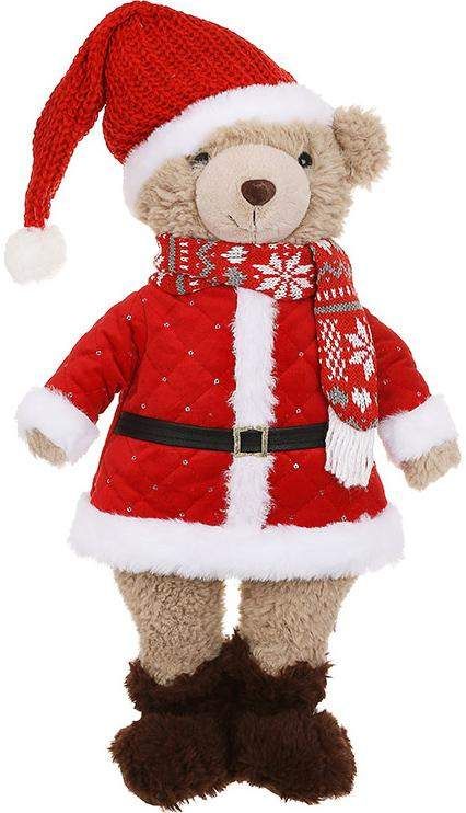 Декоративна іграшка Santa Bear 52 см Різнокольоровий BonaDi DP232193 (1023782) — купити на EVA ...