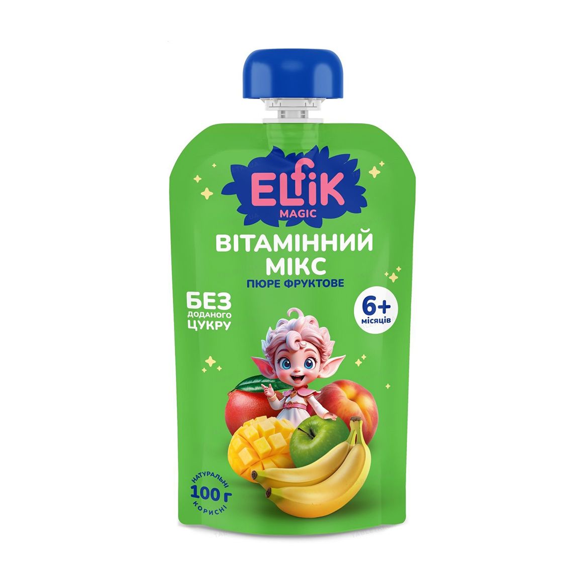 Фруктовое пюре Elfik Magic Витаминный микс, без сахара, от 6 месяцев, 100 г - купить на EVA.UA ...