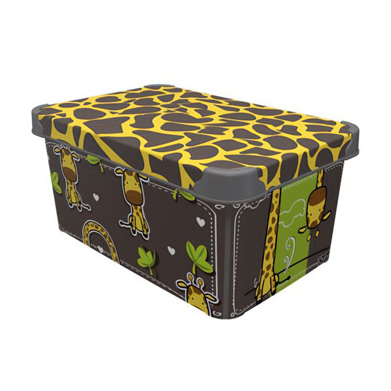 Контейнер для зберігання QUTU Style Box Giraffe з кришкою, 16*23*34.5 ...