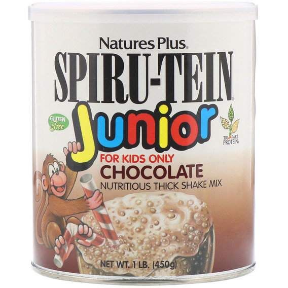 Суперфуд Nature's Plus Spiru-Tein Junior, Nutritious Thick Shake Mix ...