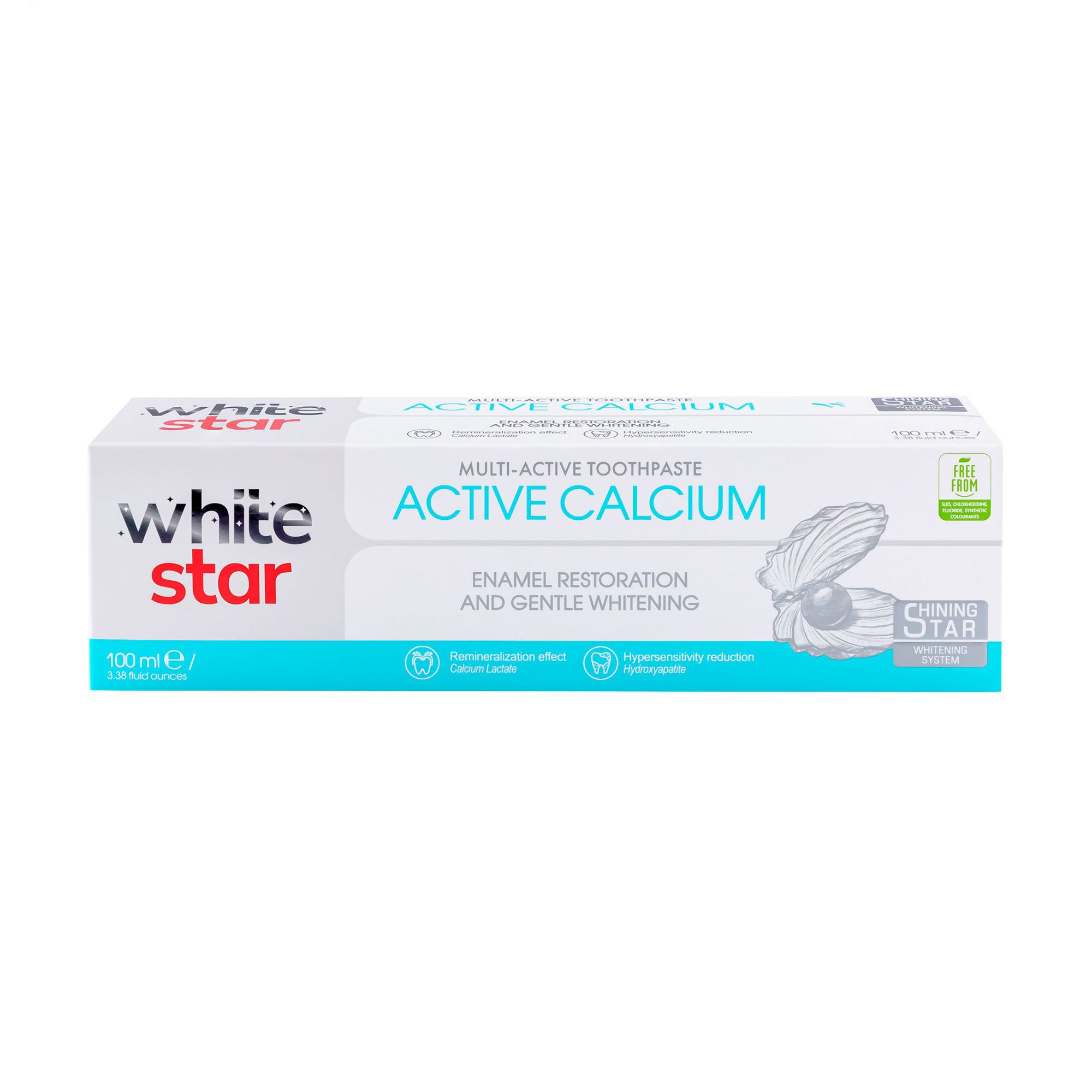 Зубна паста White Star Active Calcium Multi-Active Toothpaste, 100 мл ...