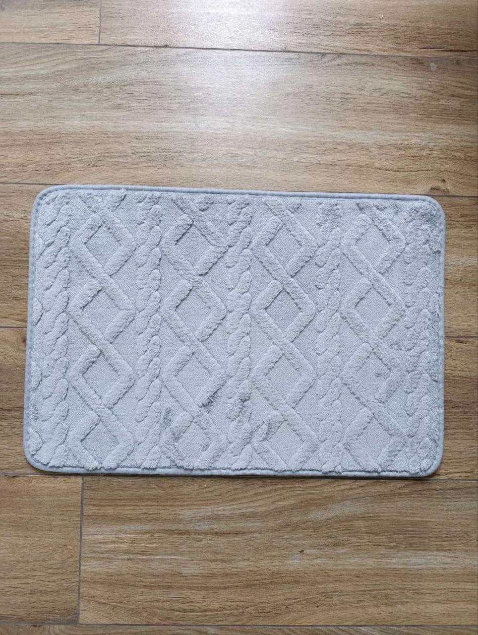 Прямокутний килим для вітальні 60х40 см Сірий (П4К-am-mal-kovrik-001-03) (1036217) — купити на ...