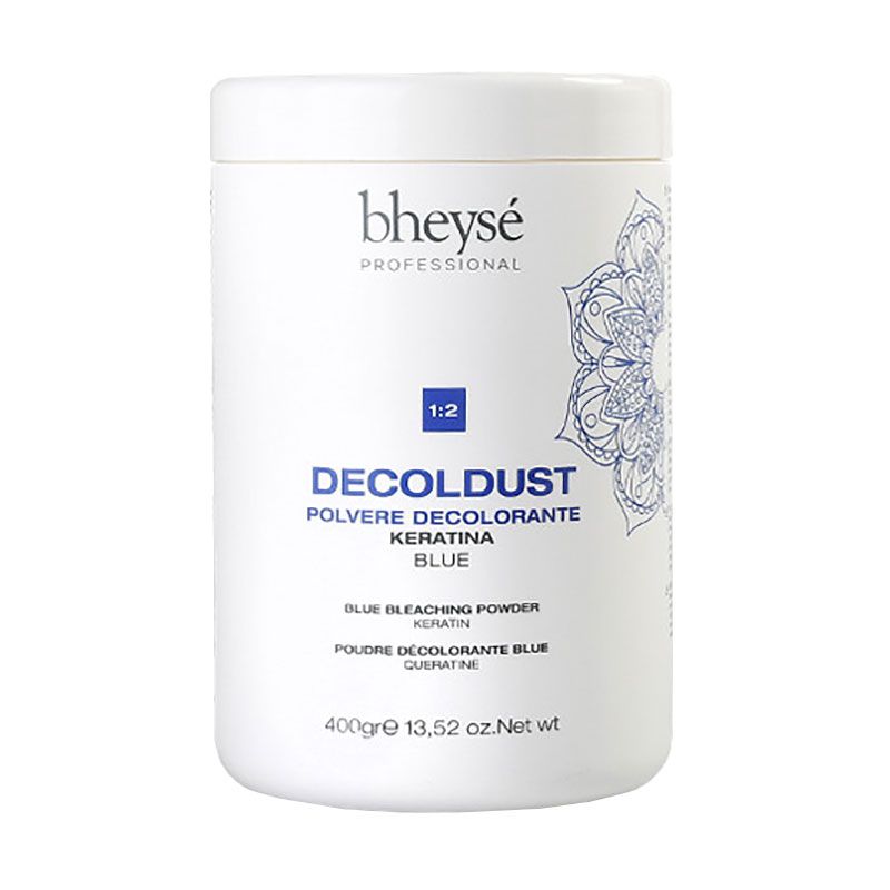 Блакитна знебарвлювальна пудра Bheyse Professional Decoldust Bleaching ...