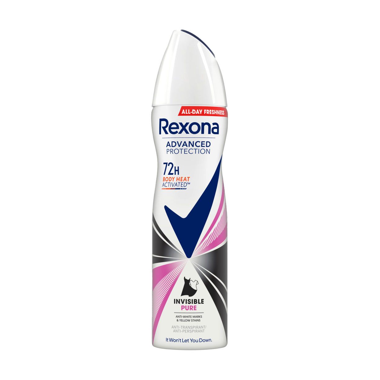 Антиперспірант-спрей Rexona Advanced Protection 72H Invisible Pure ...