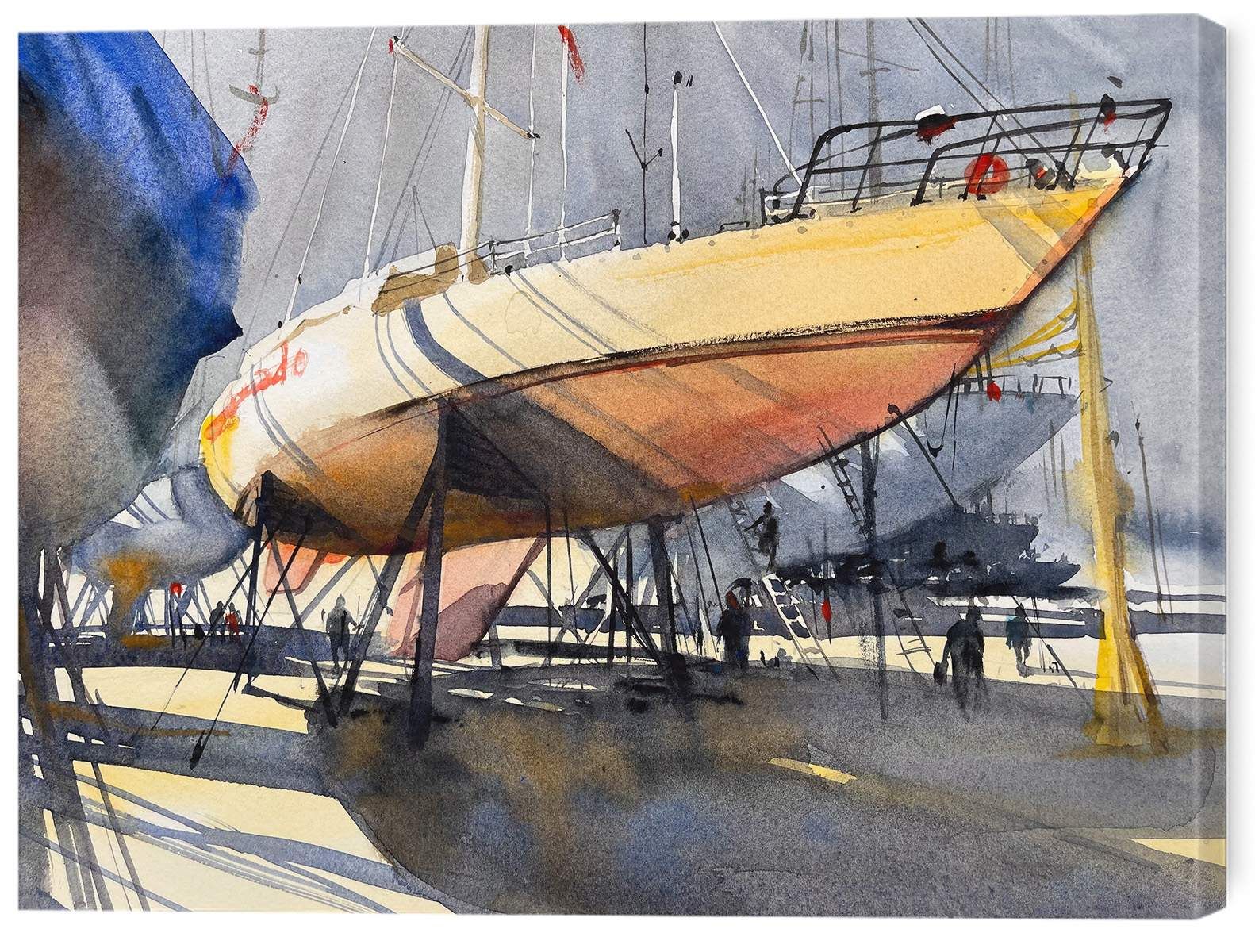 Картина на стіну у вітальню спальню Яхти під Сонцем 60х80 см 1052282 — купити на Eva Ua