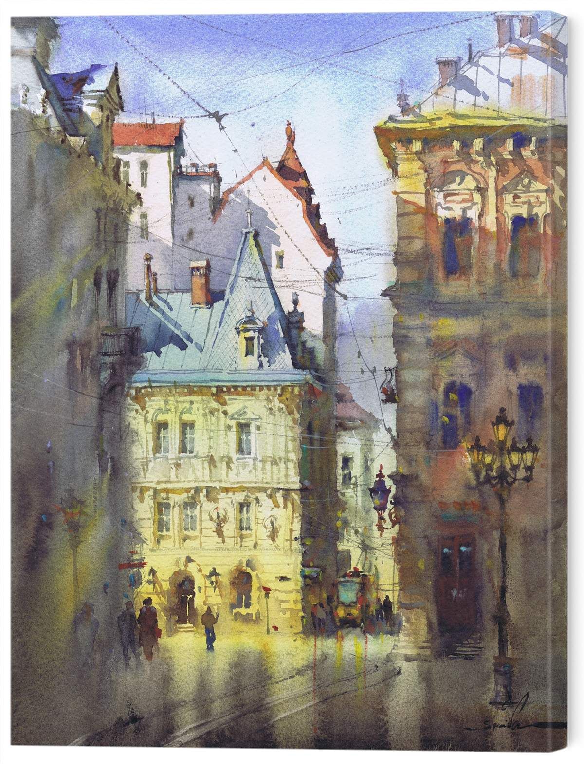 Картина на стену в гостиную спальню Львов 30х40 см 1052453 — купить на Eva Ua — цена 699 грн