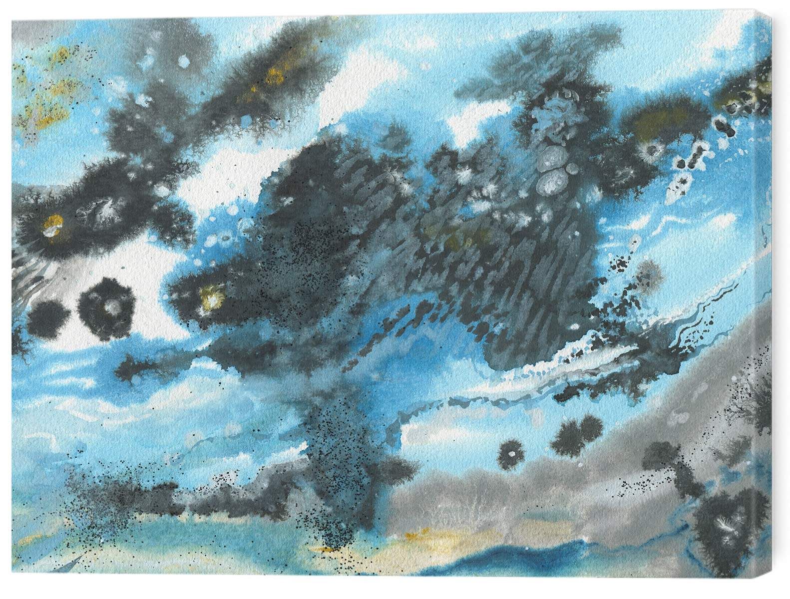 Абстракція картини на стіну у вітальню спальню Сяйво Енергії 75х100 см 1052499 — купити на