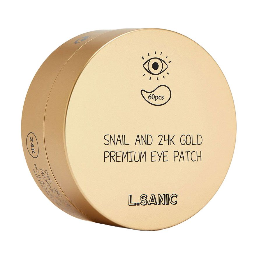 Омолоджувальні патчі для шкіри навколо очей L.Sanic Snail Аnd 24K Gold ...