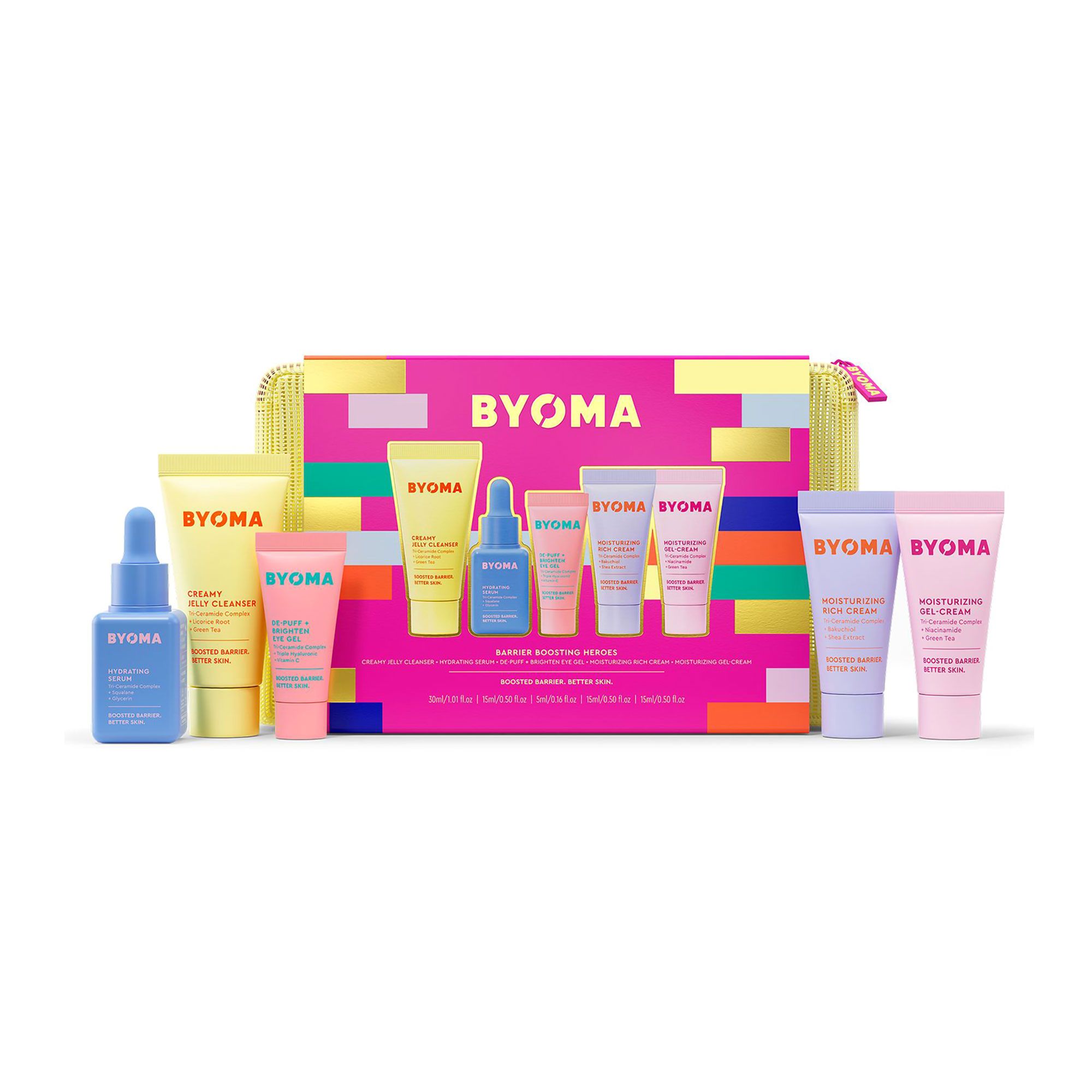 Набір для обличчя Bayoma Barrier Boosting Heroes (гель, 30 мл ...