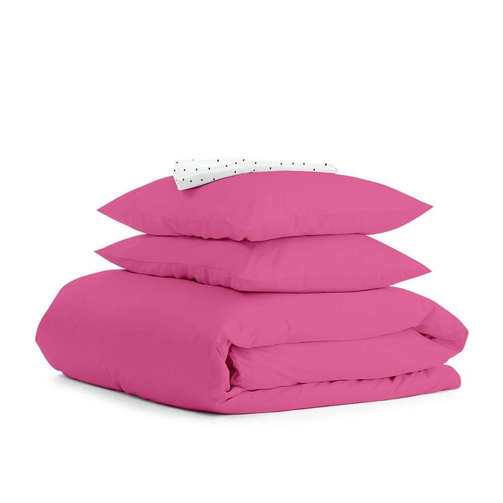 Сімейна постіль з простирадлом на гумці COSAS Candy CS2 2х160х220 см ...