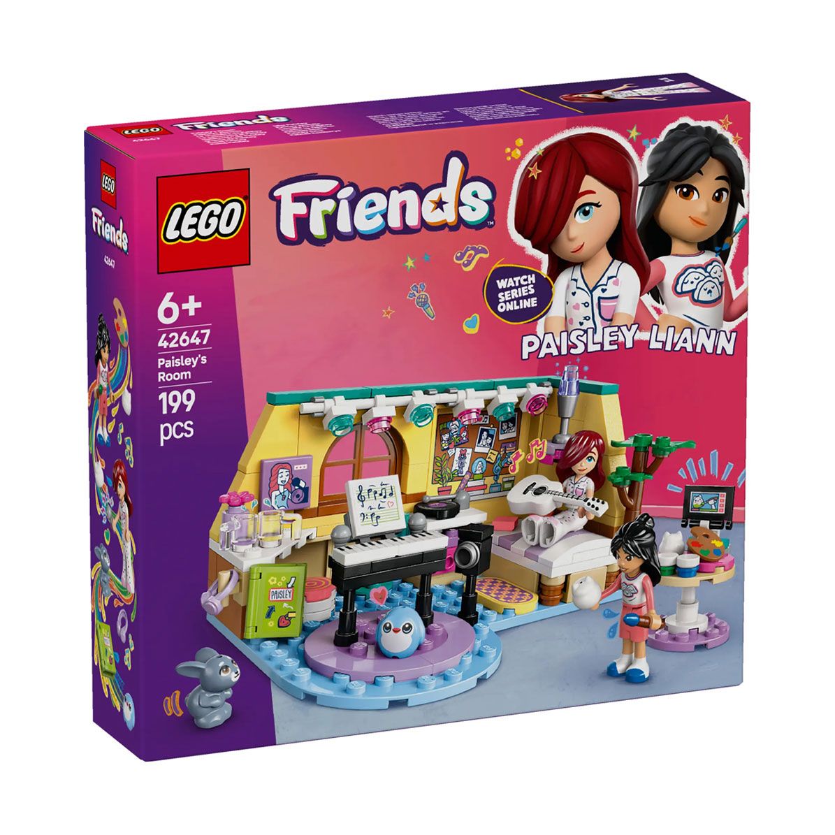 Конструктор LEGO Friends Комната Пейсли, 199 деталей, от 6 лет (42647 ...