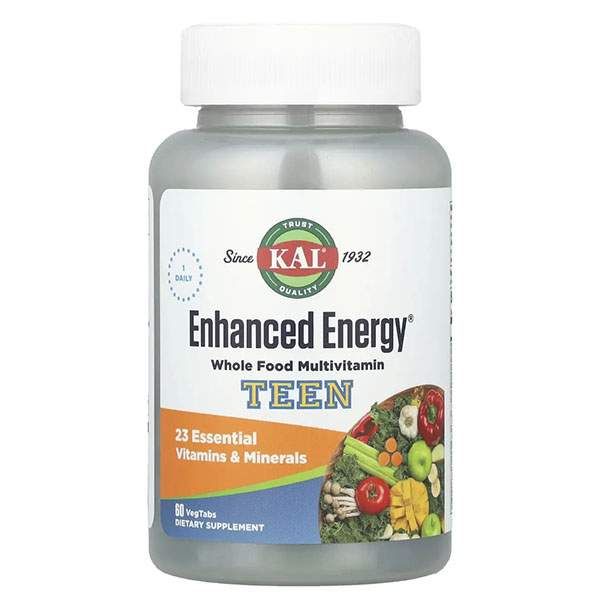Витаминно-минеральный комплекс KAL Enhanced Energy Teen 60 Veg Tabs ...