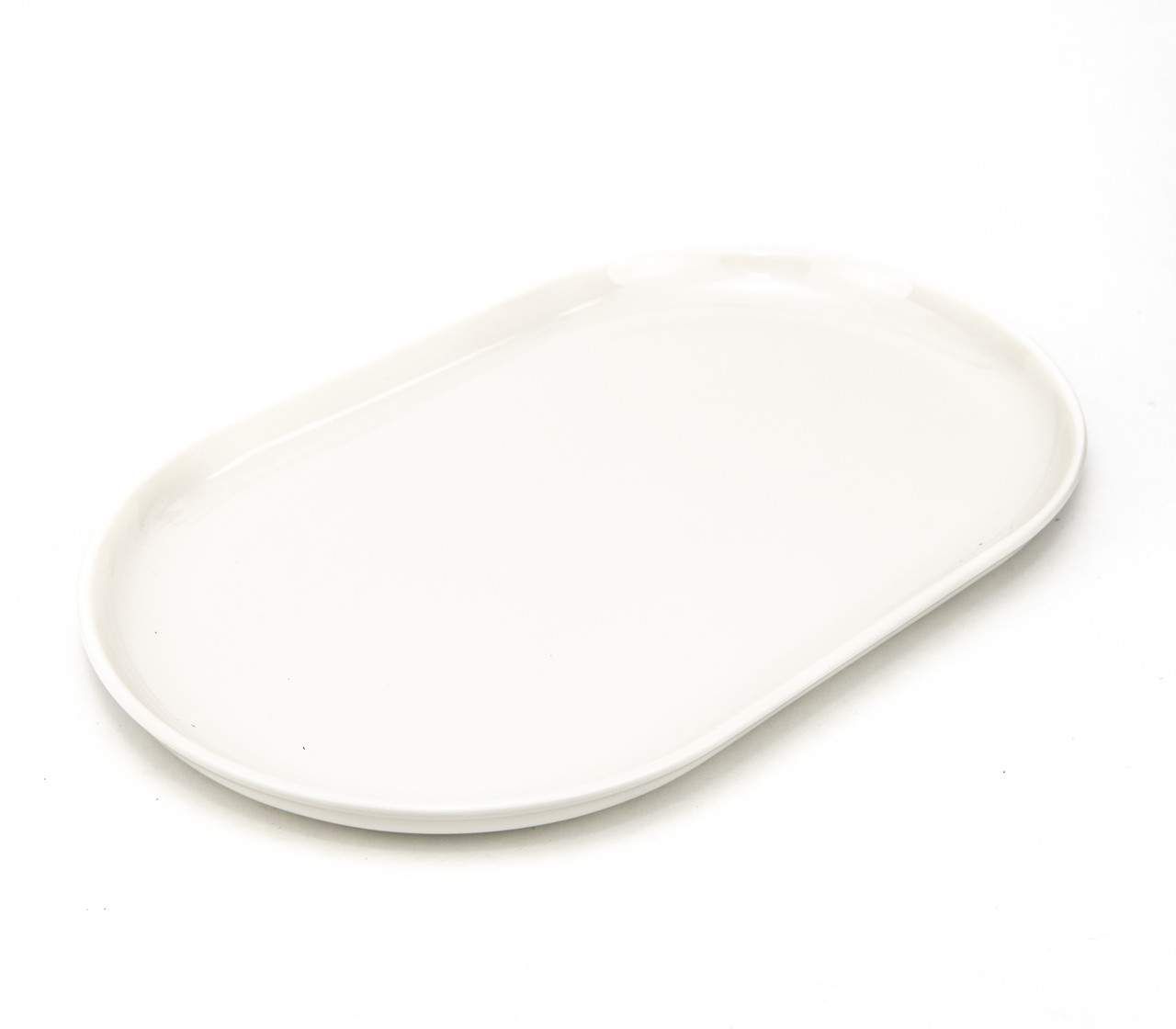 Тарілка овальної форми Porland Chopin Alumilite біла 28 см (11CP28 ...