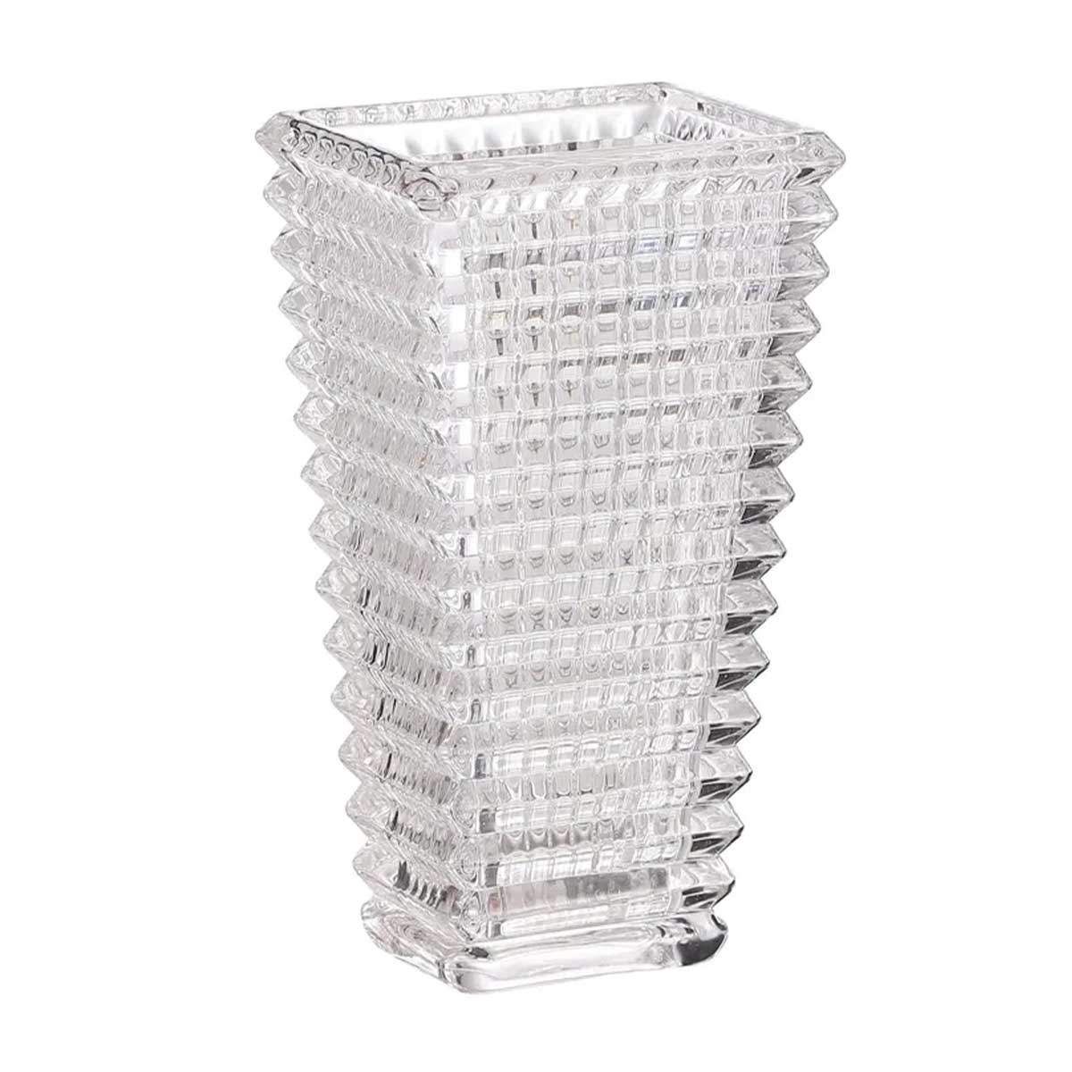 Ваза декоративна Yiwu Longstar скляна під кришталь 17 см прозора Hp 1721 1078826 — купити на