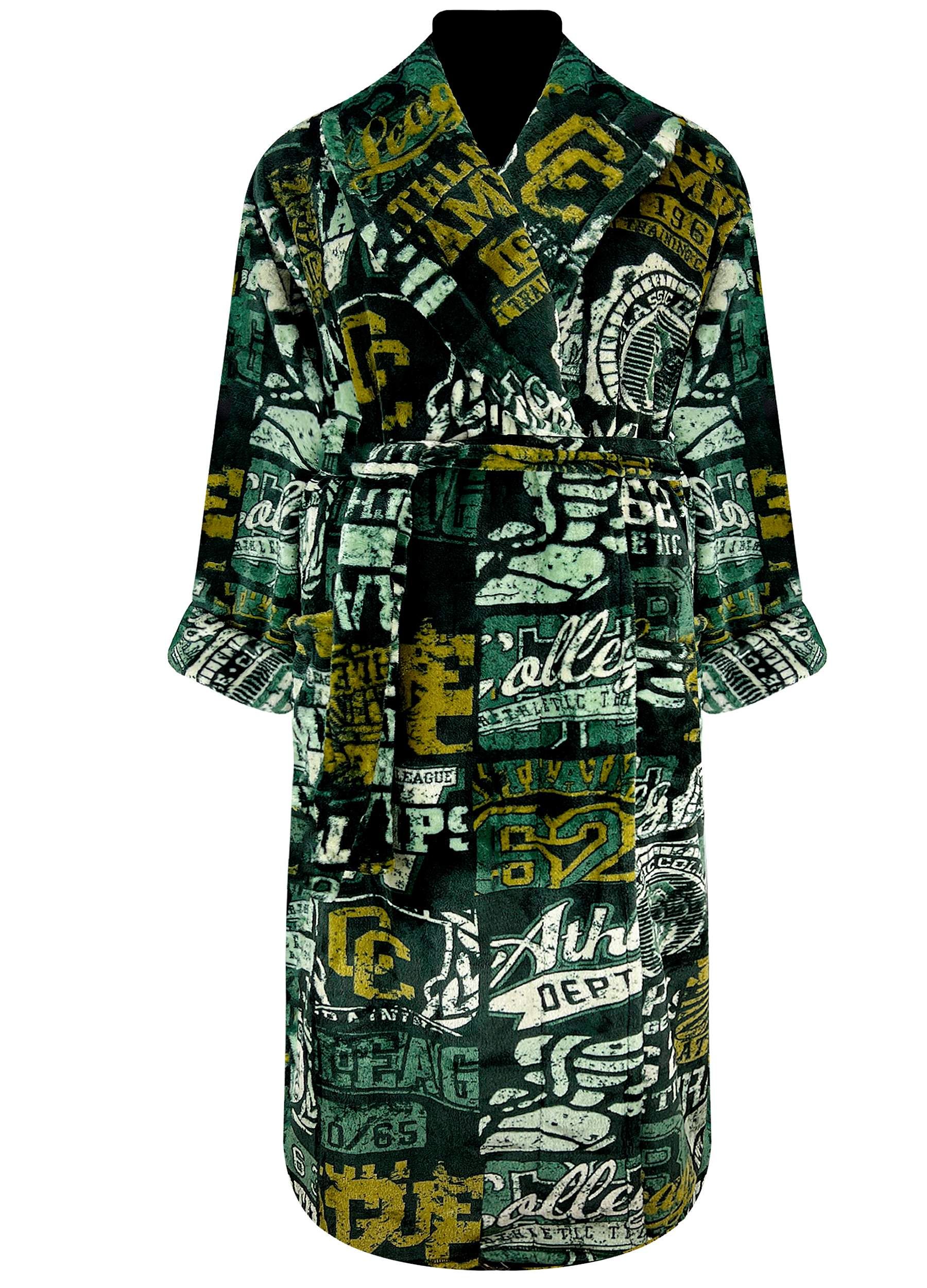 Халат махровий чоловічий написи 52-54 хакі Жемчужина Стилей Aрт(1109 ...