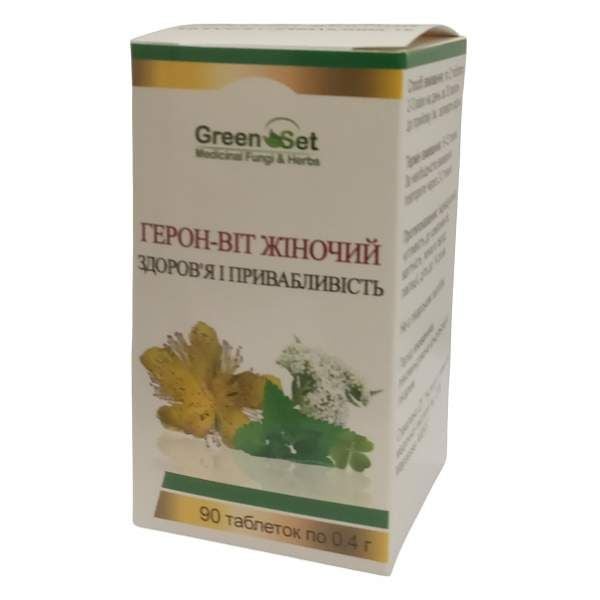 Комплекс при менопаузі GreenSet Герон-віт Жіночий 90 таблеток (1095615) — купити на EVA.UA ...