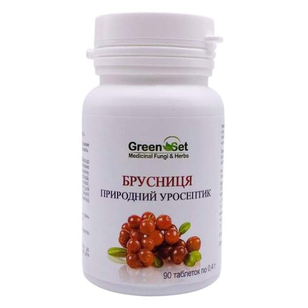 Урологический препарат GreenSet Брусника - природный уросептик 90 таблеток (1095655) — купить на ...