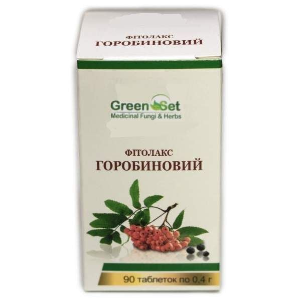 Покращення роботи кішківника GreenSet Фітолакс Горобиновий 90 таблеток (1095676) — купити на EVA ...