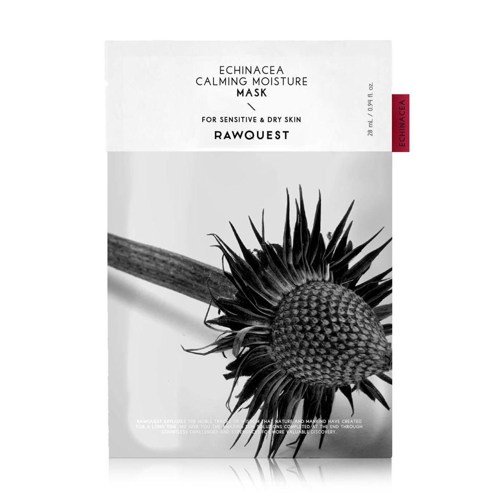 Зволожувальна тканинна маска Rawquest Echinacea Calming Moisture Mask для сухої та чутливої ...