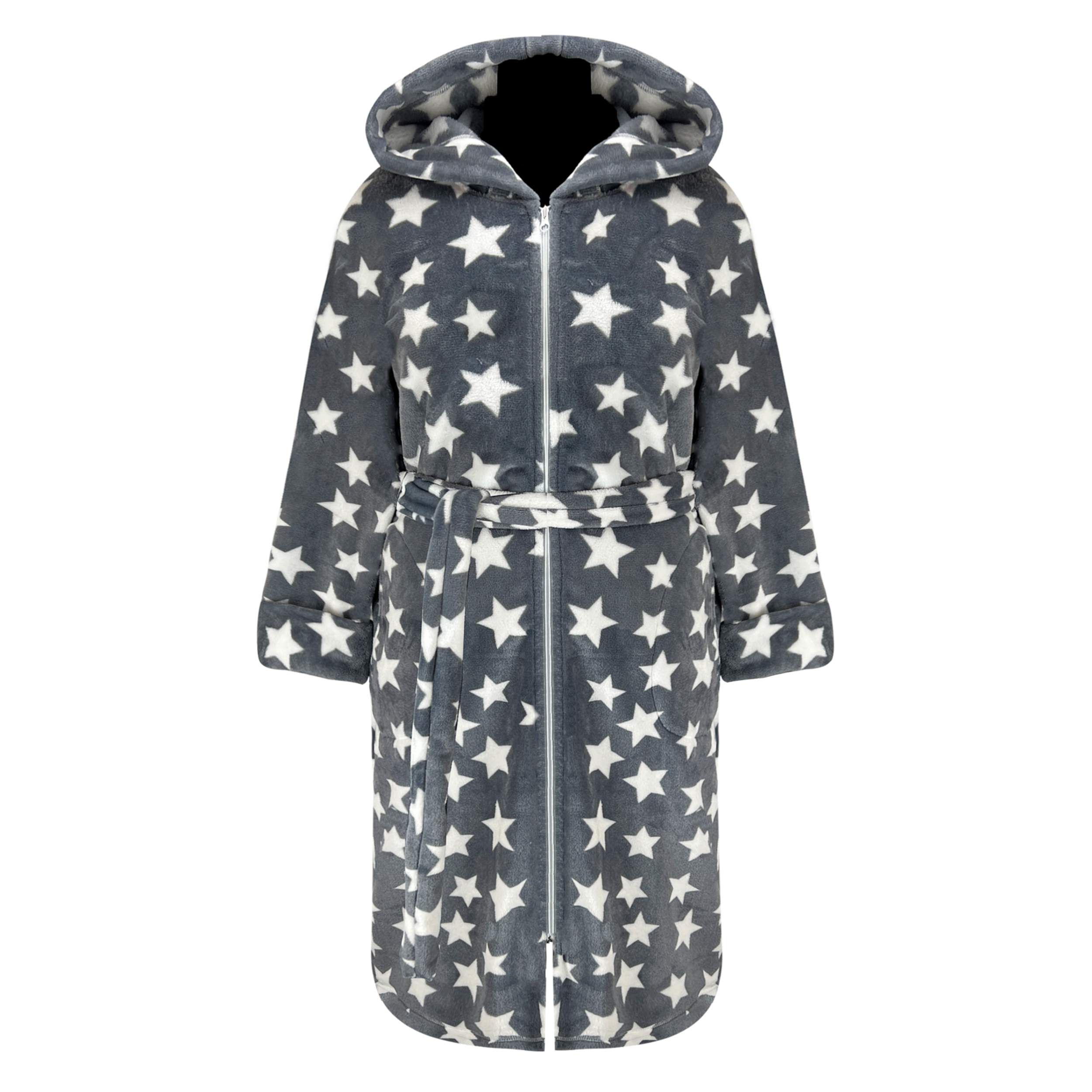 Халат махровый звезды 64-66 серый Жемчужина Стилей Aрт(875) (1104864 ...