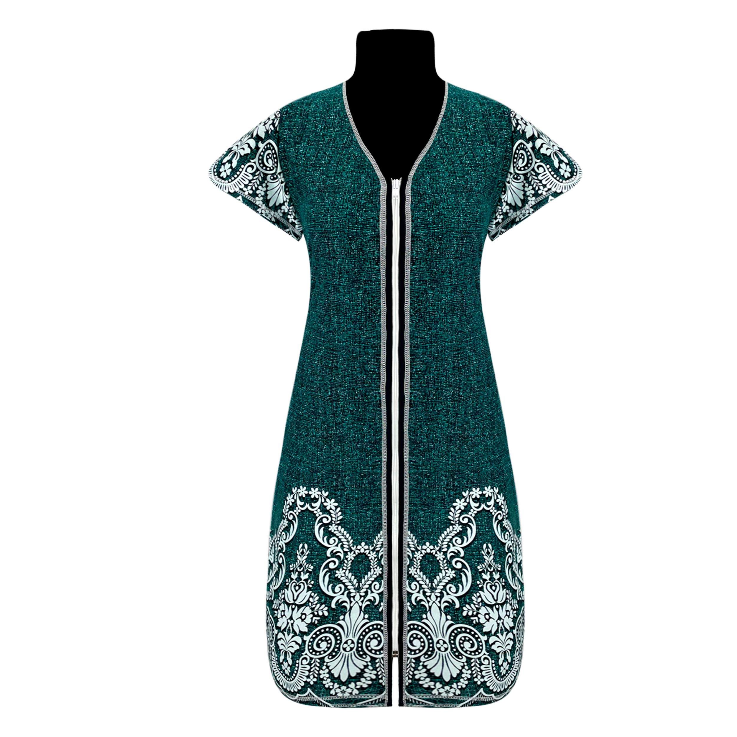 Халат купон 72-74 бирюзовый Жемчужина Стилей Aрт(412) (1105553 ...