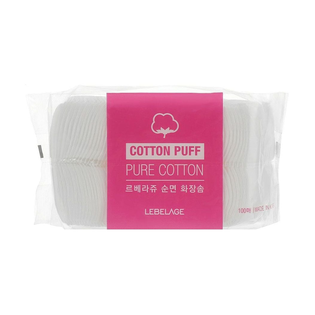 Паффы для лица Lebelage Cotton Beauty хлопковые, 100 шт - купить на EVA ...