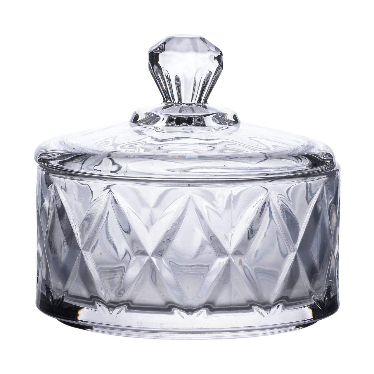 Цукерниця з кришкою Ø 10 скляна 1112231 — купити на Eva Ua — ціна 159 грн