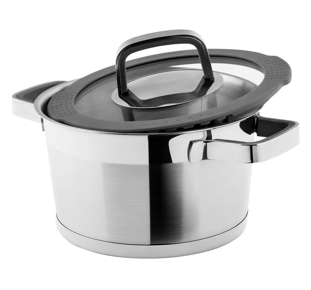 Каструля Vinzer Moderno 2,3 л d18 см неіржавка (50072 Vinzer) (1113389 ...