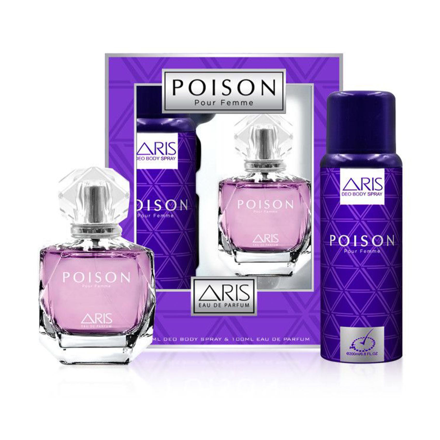 Парфумований набір жіночий Aris Poison (парфумована вода, 100 мл ...