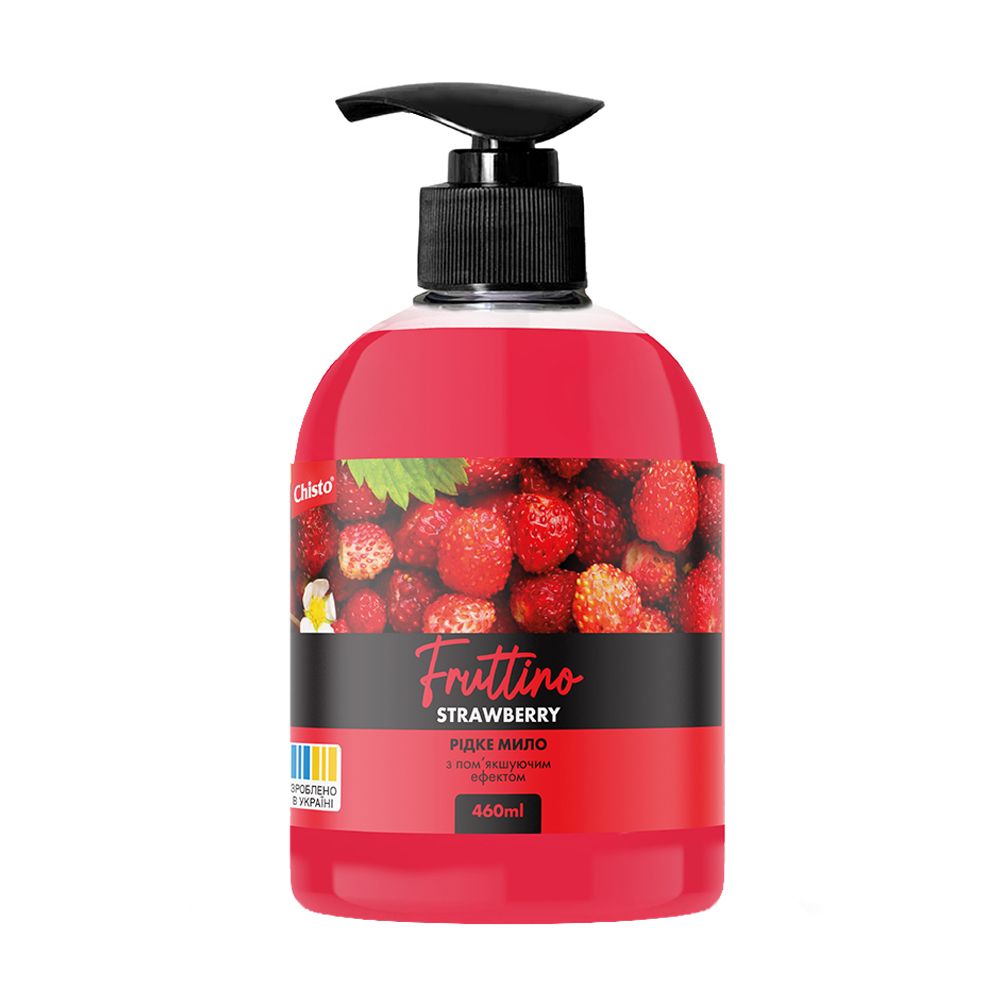 Жидкое мыло Chisto Fruttino Strawberry, 460 мл - купить на EVA.UA ...