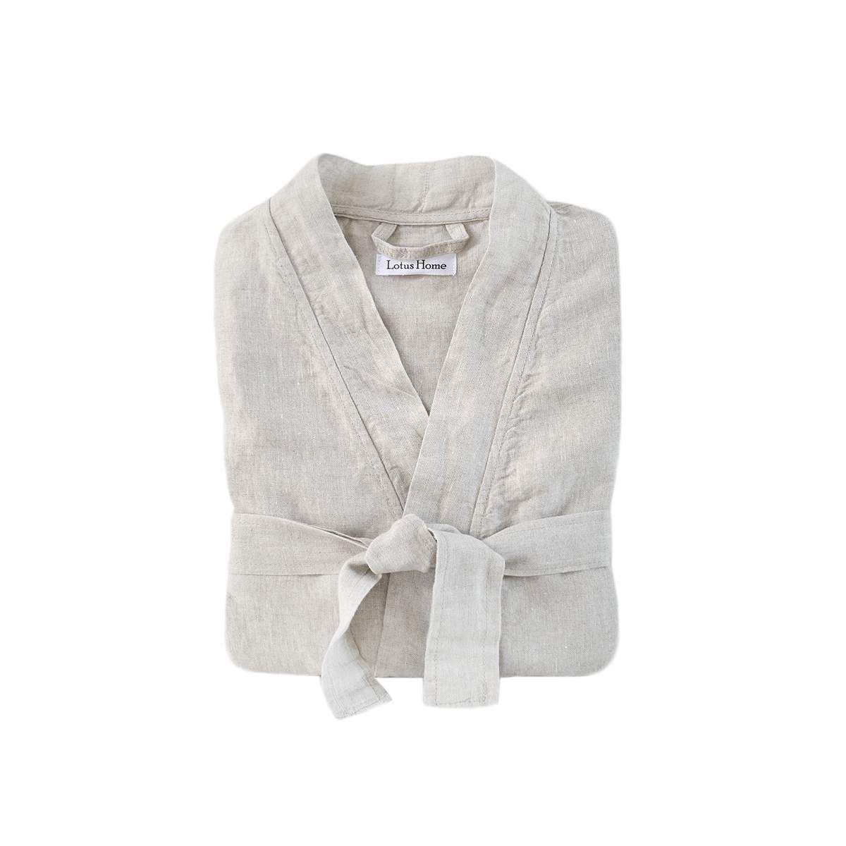 Халат Lotus Home 80657 Туреччина S/M Льон Сірий (1125232) — купить на ...
