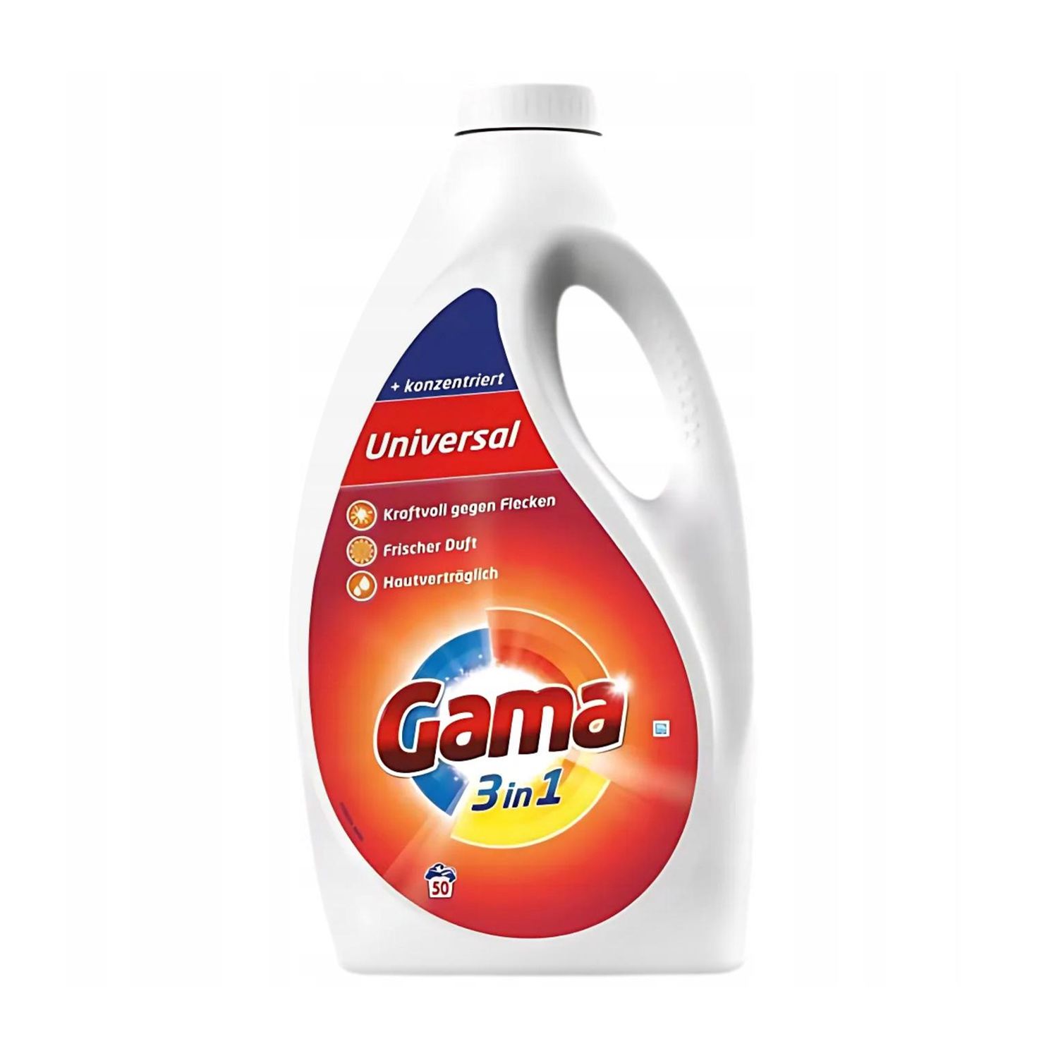 Гель для прання 3 в 1 Gama Universal, 50 циклів прання, 2.25 л — купити ...