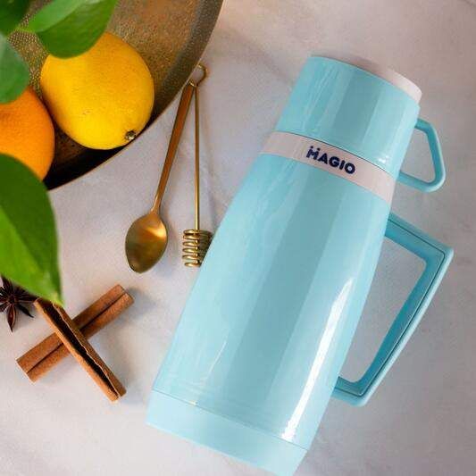 Термос MAGIO MG-1051B 0.5 л/скляна колба (1154400) — купити на EVA.UA — ціна 296 грн