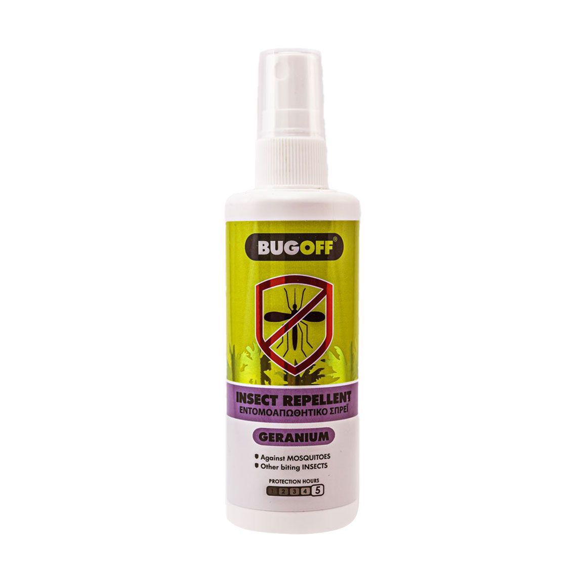 Спрей від укусів комах Madis Bug Off Insect Repellent Geranium, 100 мл ...