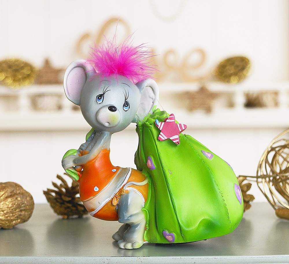 Копилка мышка с сумочкой 12 13 10 см Гранд Презент 026 A 044 1 1157830 — купить на Eva Ua